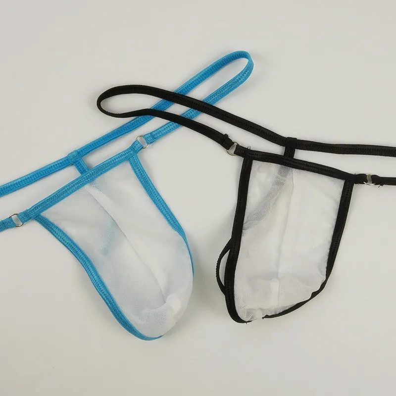 Hot Sexy Mens Mini Micro Bikini Thongs G Strings Male Transaprent ...