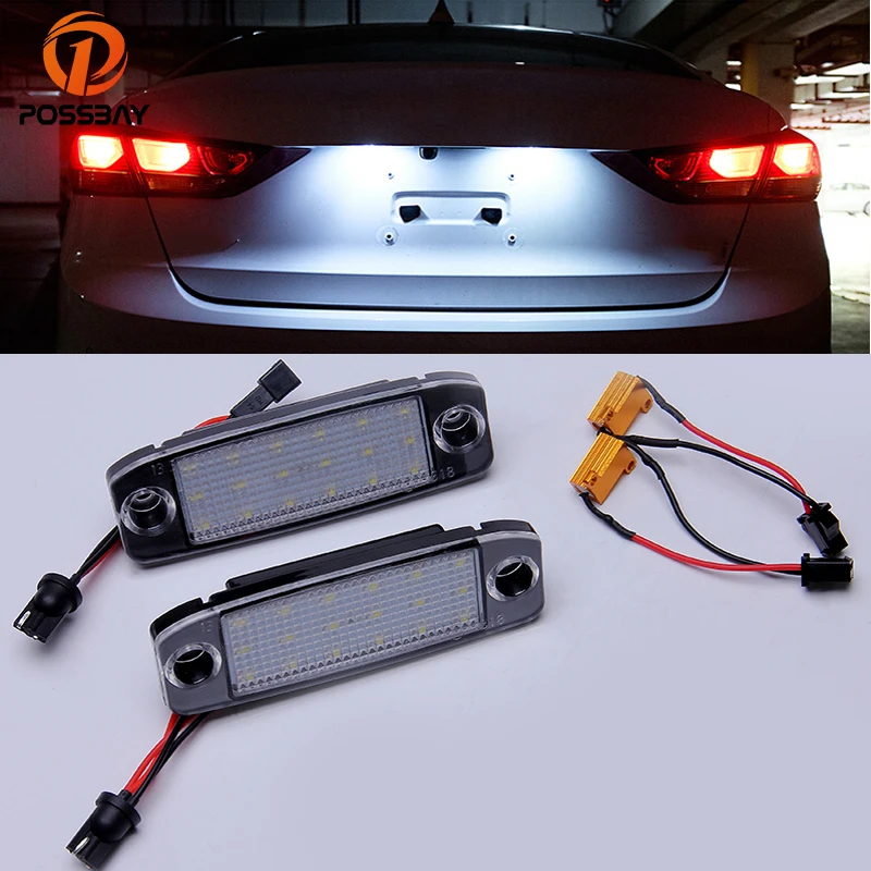POSSBAY-Error-Free-Car-Styling-LED-License-Plate-Light-for-Hyundai-Auto ...