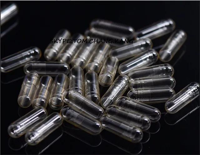 10,000pcs Capsule Clear Transparent Hard Empty Gelatin Capsules,Gelatin ...