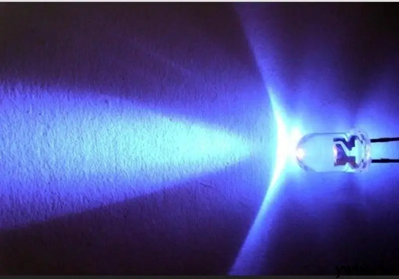 100-pcs-Super-Brilhante-5mm-Rodada-UV-Roxo-Led-Light-Emitting-Diode-L ...