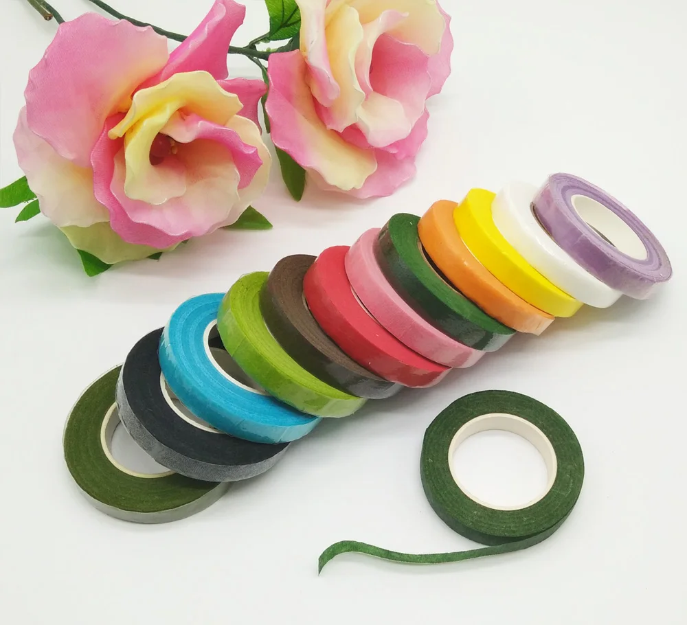 DIY-Craft-Adhesive-Floral-Paper-Tape-Nylon-Stocking-Flower-Accessories ...