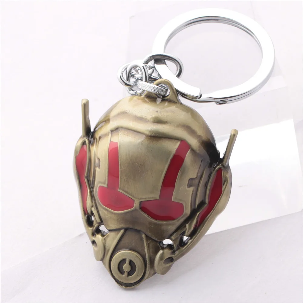 Free Shipping Ant Man Mask Metal Keychain Marvel Super Hero Figure Key ...