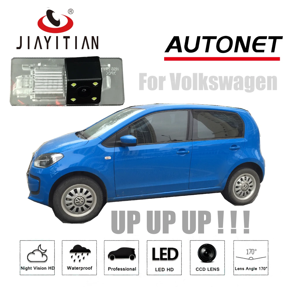 JiaYiTian cámara de visión trasera para Volkswagen UP 4D 2D vw up/CCD ...