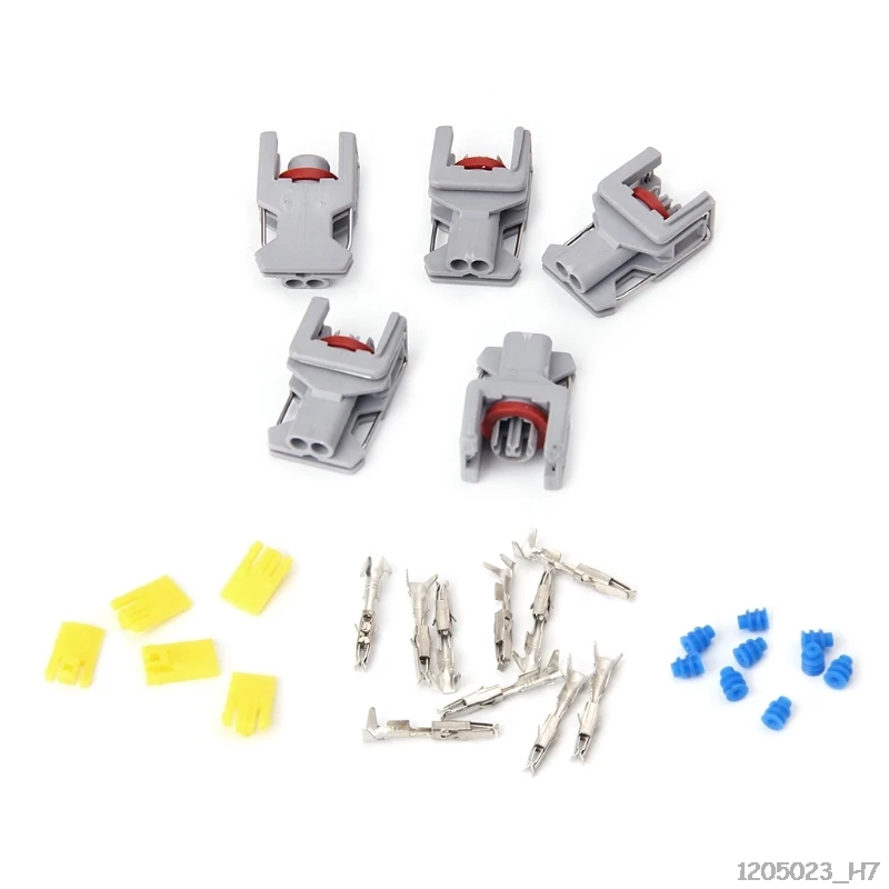 5sets 2 Pin Waterproof Connector For Delphi 10811963 Fuel Diesel ...