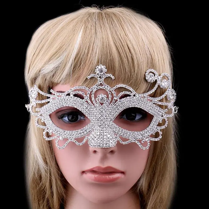 Drag Queen Elegant Rhinestone Mask - Queerks™