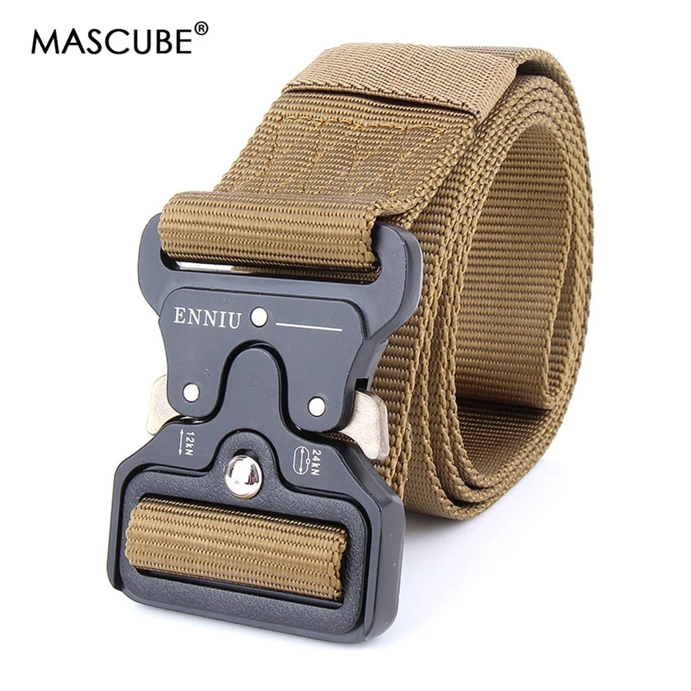 MASCUBE SWAT Military Knock Off Army Belt Men's Heavy Duty US Soldier ...
