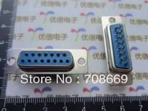 Connecteur DB15F femelle D SUB à souder, 10 pièces, 15 broches, DB15 ...