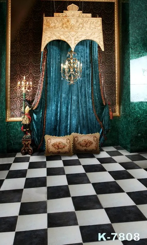 Thin Vinyl Vintage Indoor Photography Backdrops Palace Computer Printed ...