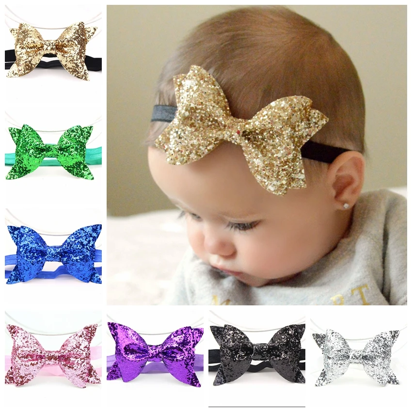 Girls Bow Headband Bowknot Headbands | Baby Girl Head Bow | Baby Head ...