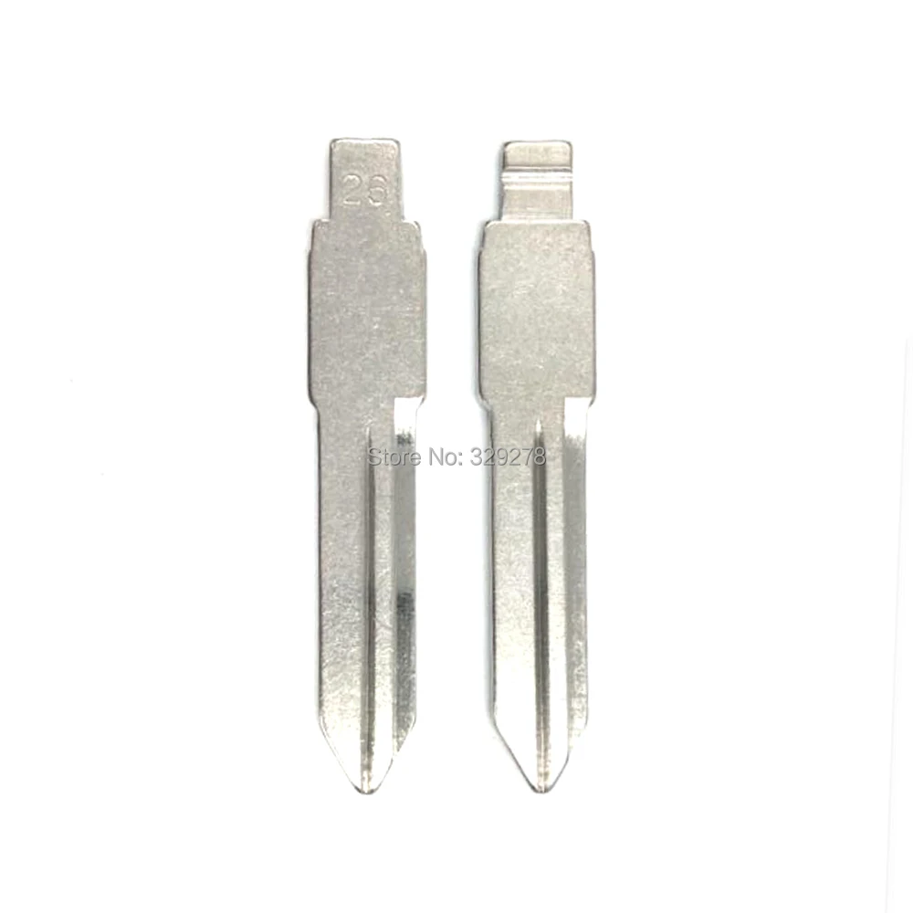 10pcs-lot-Metal-Blank-Uncut-Flip-KD-Remote-Key-Blade-Type-26-for-GM-for ...