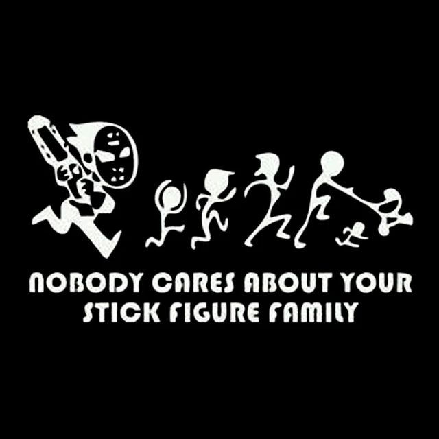 Nobody Cares About Your Stick Figure Family Jeep