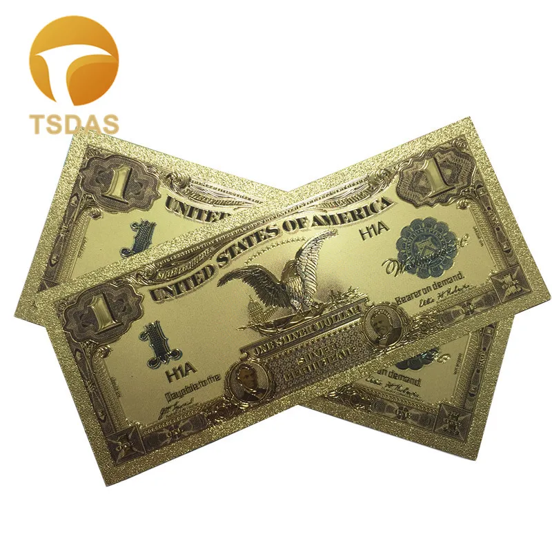 Aliexpress.com : Buy Retro 1899 Edition 24k Gold Banknote USD Colorful ...