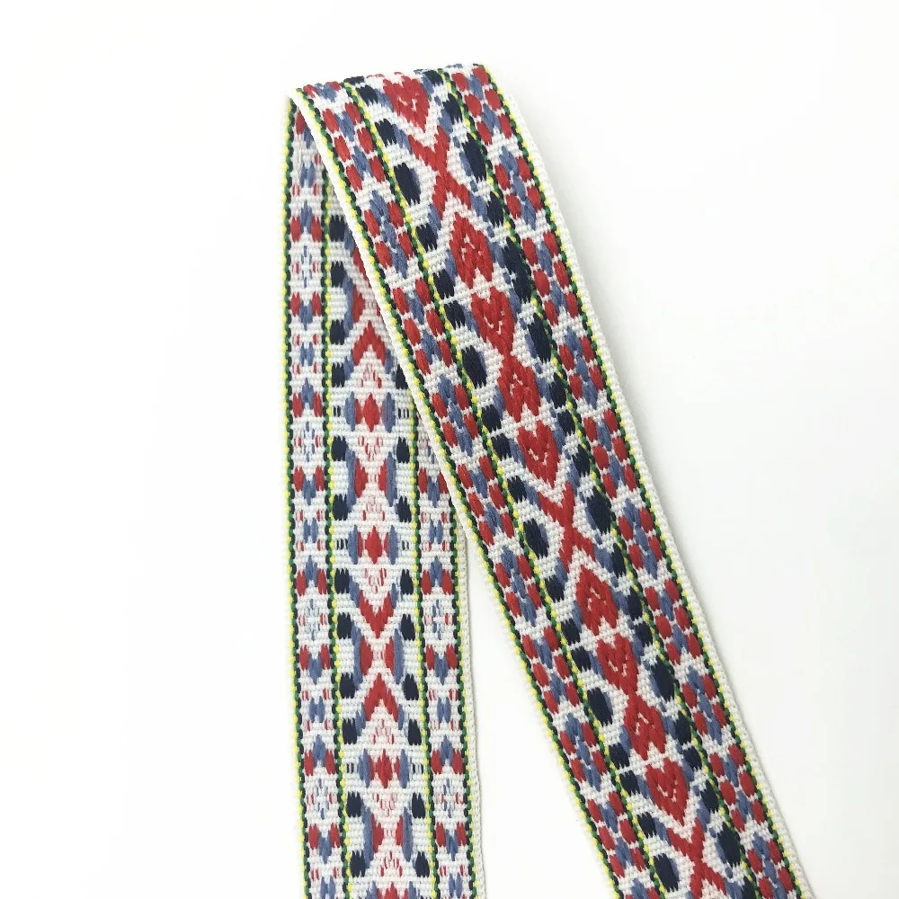 5yards 23mm 7/8" Handmade Decoration Material Colorful Geometric ...