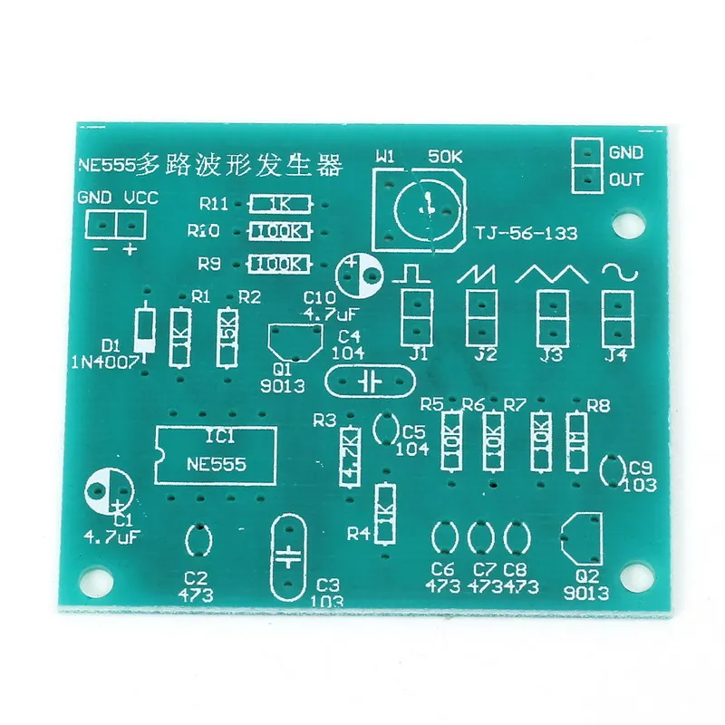 DIY Kits NE555 Multi-channel Waveform Generator Suite Sine Triangle ...