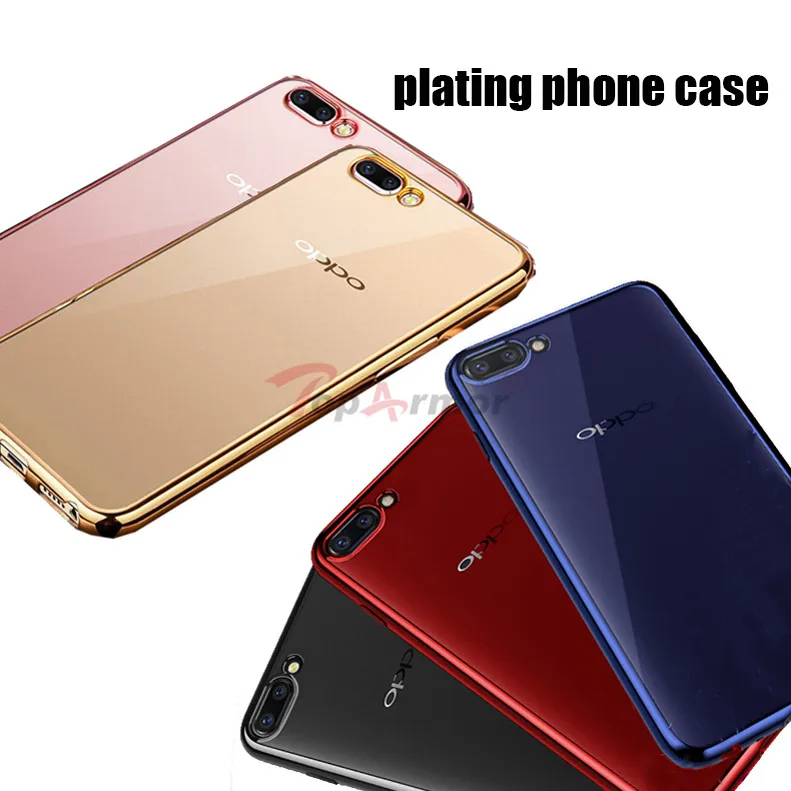 TopArmor Case for Oppo A73 A79 A83 cover Clear soft TPU Plating case ...