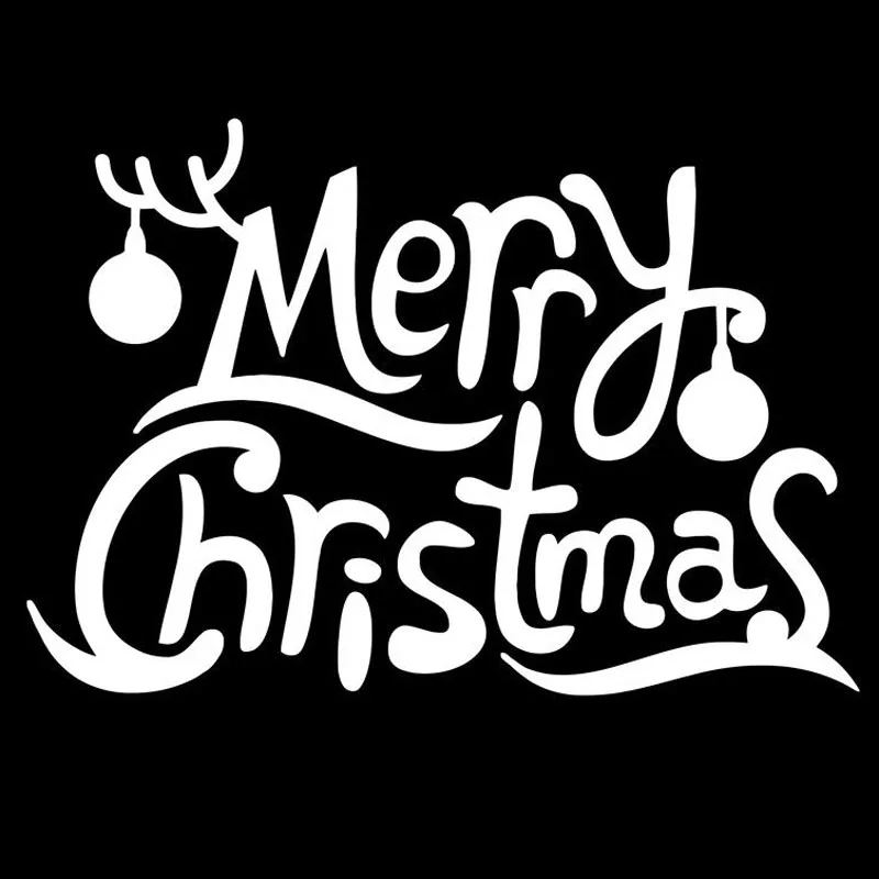 Paper Paper & Party Supplies Stickers, Labels & Tags Be Merry Vinyl ...