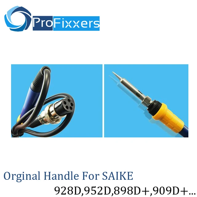 Orginal Saike Elektronikus Hegesztő Forrasztó Vasfogantyú Szerszám 909D ...