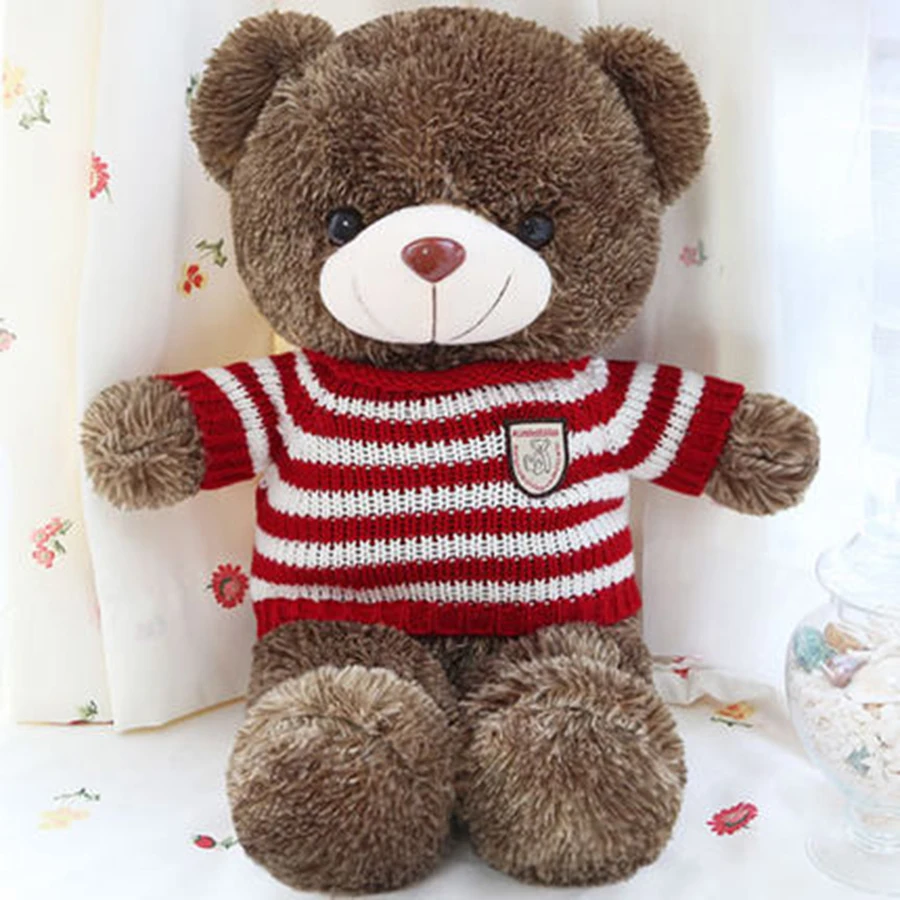 Plush Bear Cute Animal Soft Stuffed Plush Toys Bear Kawaii Cute Stuff ...