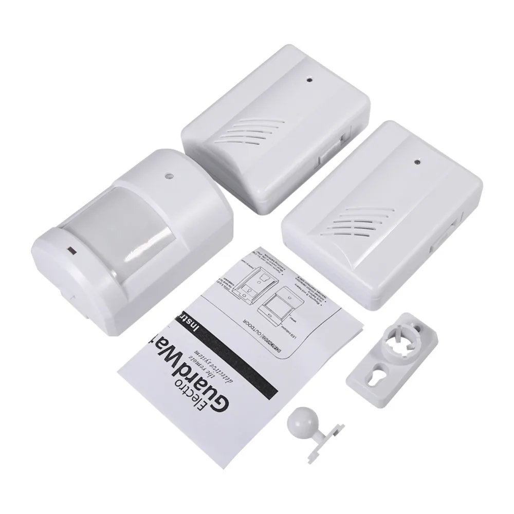 Motion Sensor WirelessDoor Bell Alert Secure System Doorbell Alarm for ...