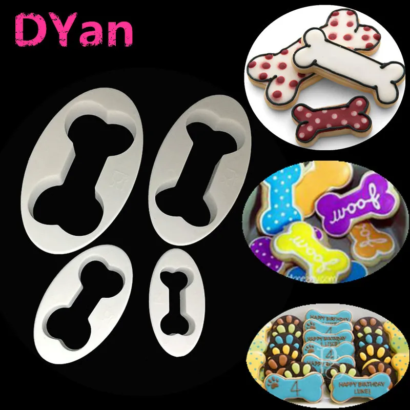 Sugarcraft Animal Bone Plastic Fondant Cutter Cake Mold Fondant Mold ...