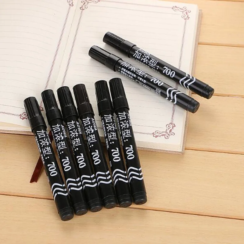 Black Ink Token Pen Waterproof Plastic Marker Pen Pencil Gardening ...