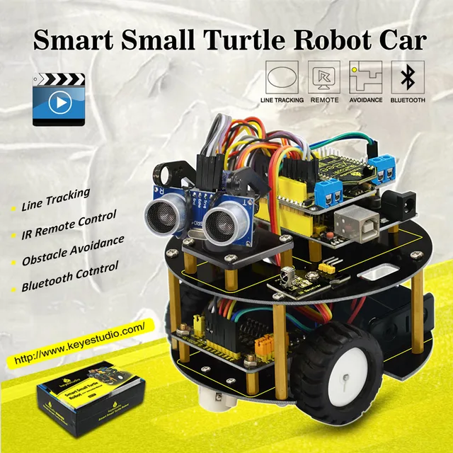 Aliexpress.com : Buy keyestudio smart small turtle Robot car/Smart car ...