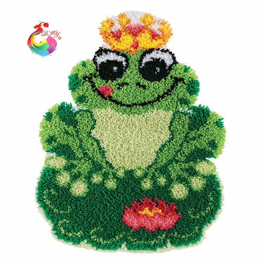 Latch Hook Rug Kits Cross Stitch Thread Embroidery Kits Set Of Crochet ...