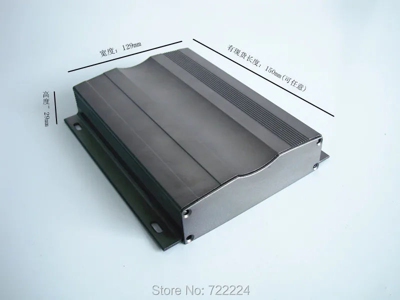 129*30*150mm wall mounted aluminum Case for Circuit Board Electrical ...