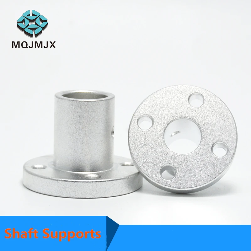 Aluminum Shaft Supports Flange Round Flanged Mount with Thick Sleeve ...