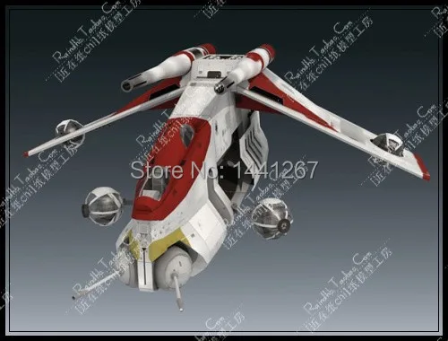 Aliexpress.com : Buy 3D Paper Model Star Wars Republic Gunship Model ...