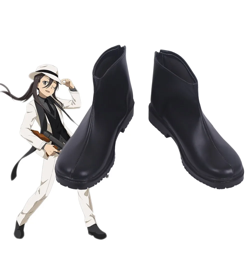 Sword Art Online Kirito Black Cosplay Shoes Boots - AllCosplay.com