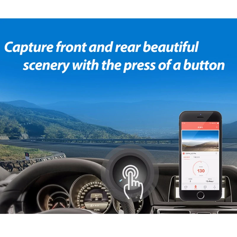 Xiaomi Mijia DDPai X2S Pro Dual Channels Dash Cam Camera Built-in eMMC ...