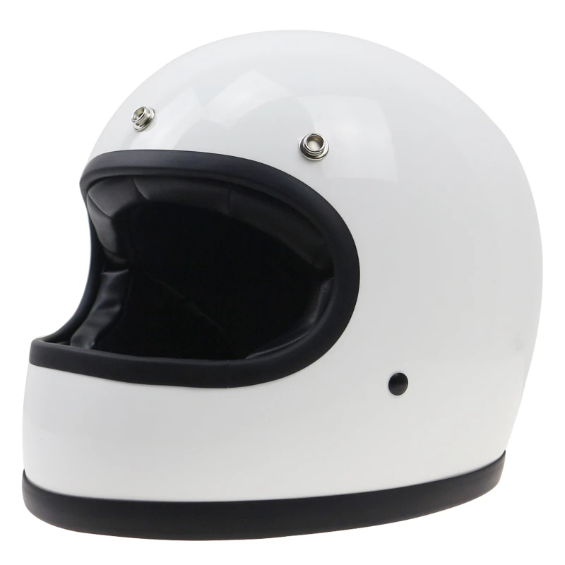 Vintage Helmet Simple Structure Designed Full Face Motorbike Helmet ...