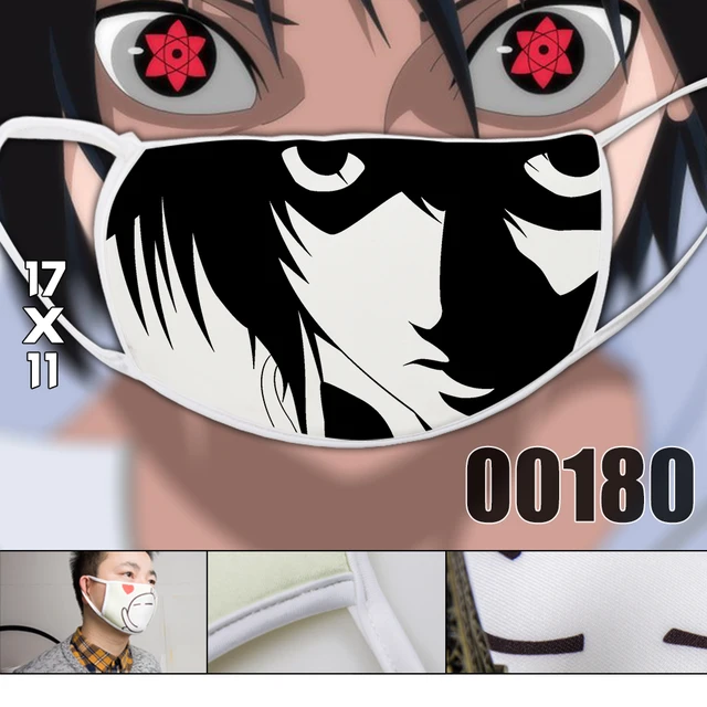 OHCOMCIS Death Note Hot Anime Yagami L Killer Cotton Mask Printing Face ...