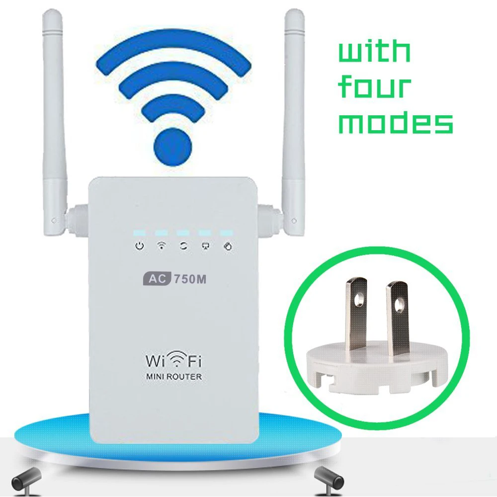 10pcs Wireles AC750 Dual Band 2.4Ghz/5Ghz 750Mbps Wifi Repeater 802 ...