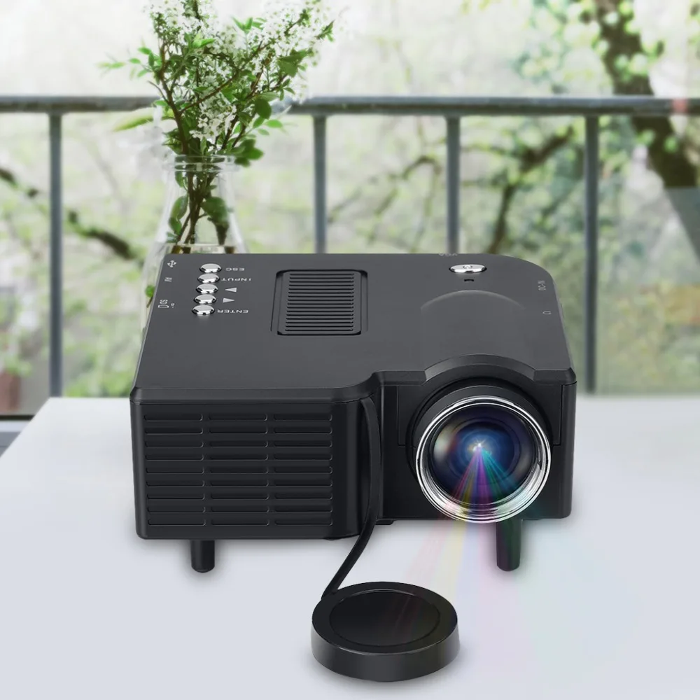 Excelvan UC28 Mini Pico Projector Home Cinema Theater Digital LED LCD ...