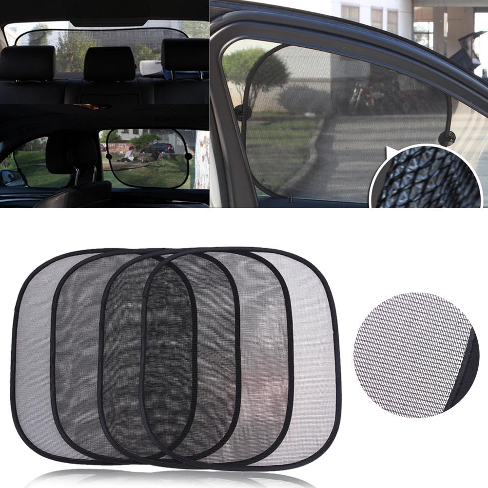 5Pcs 3D Photocatalyst Mesh Sun Visor Window Screen Sunshade Car Curtain ...
