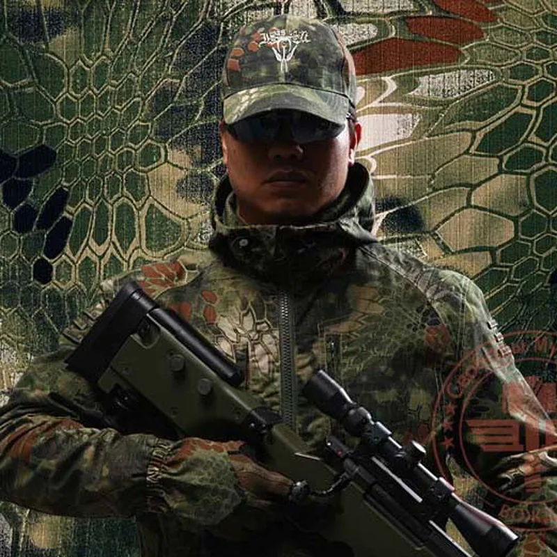 Rattlesnake Camo Shooter Jacket Mens Python Grain Tactical Hunting ...