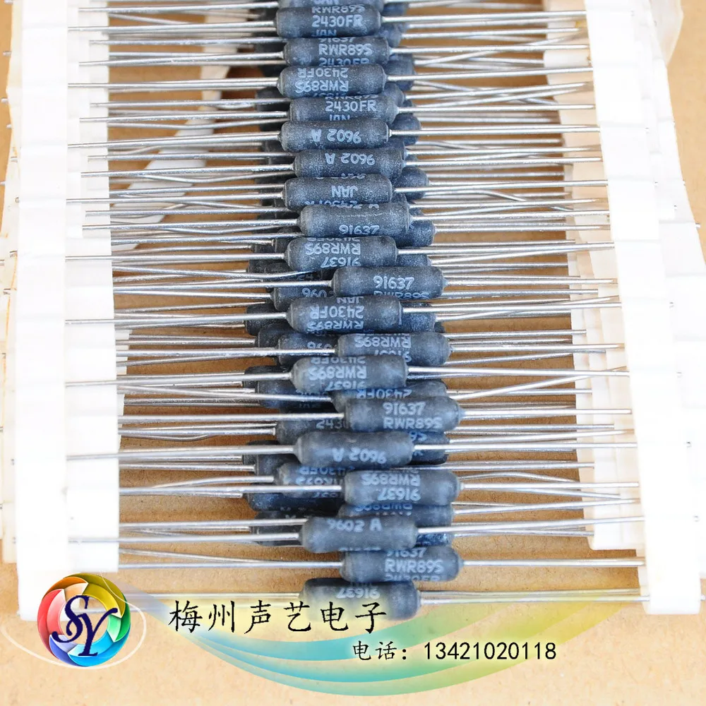 새로운 원래 100% 새로운 데일 얀 권선 저항기 RWR89S 243R 3 와트 (직선 세대 240 옴)|resistor ...