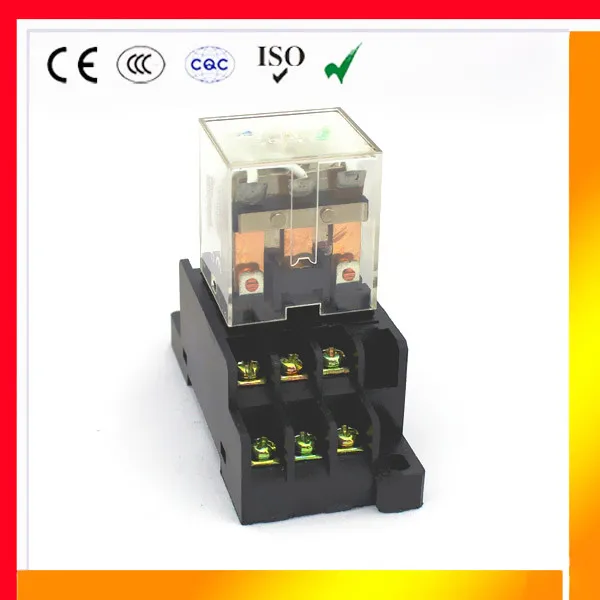 LY3NJ (3set/Lot) JQX 13F HH63P 220vac relay 24v 12v 36v AC/DC 10A ...