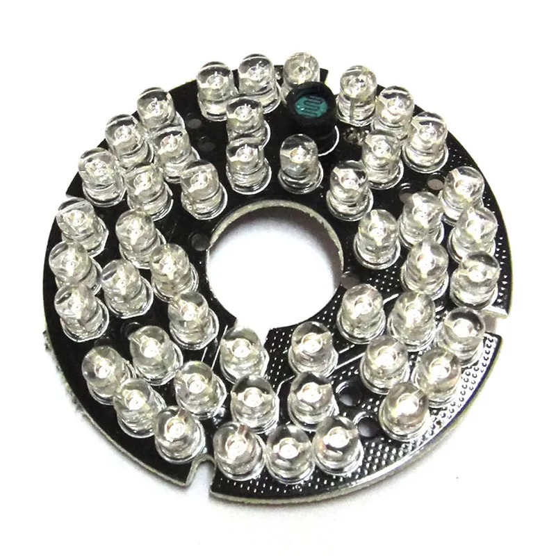 48 led 5mm 적외선 IR 90 도 전구 보드, 850nm 조명기, CCTV 카메라용 48 led|illuminator ...