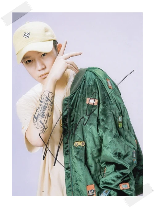 Signed Pg One Autographed Original Photo The Rap Of China 7 Inches 8 ...