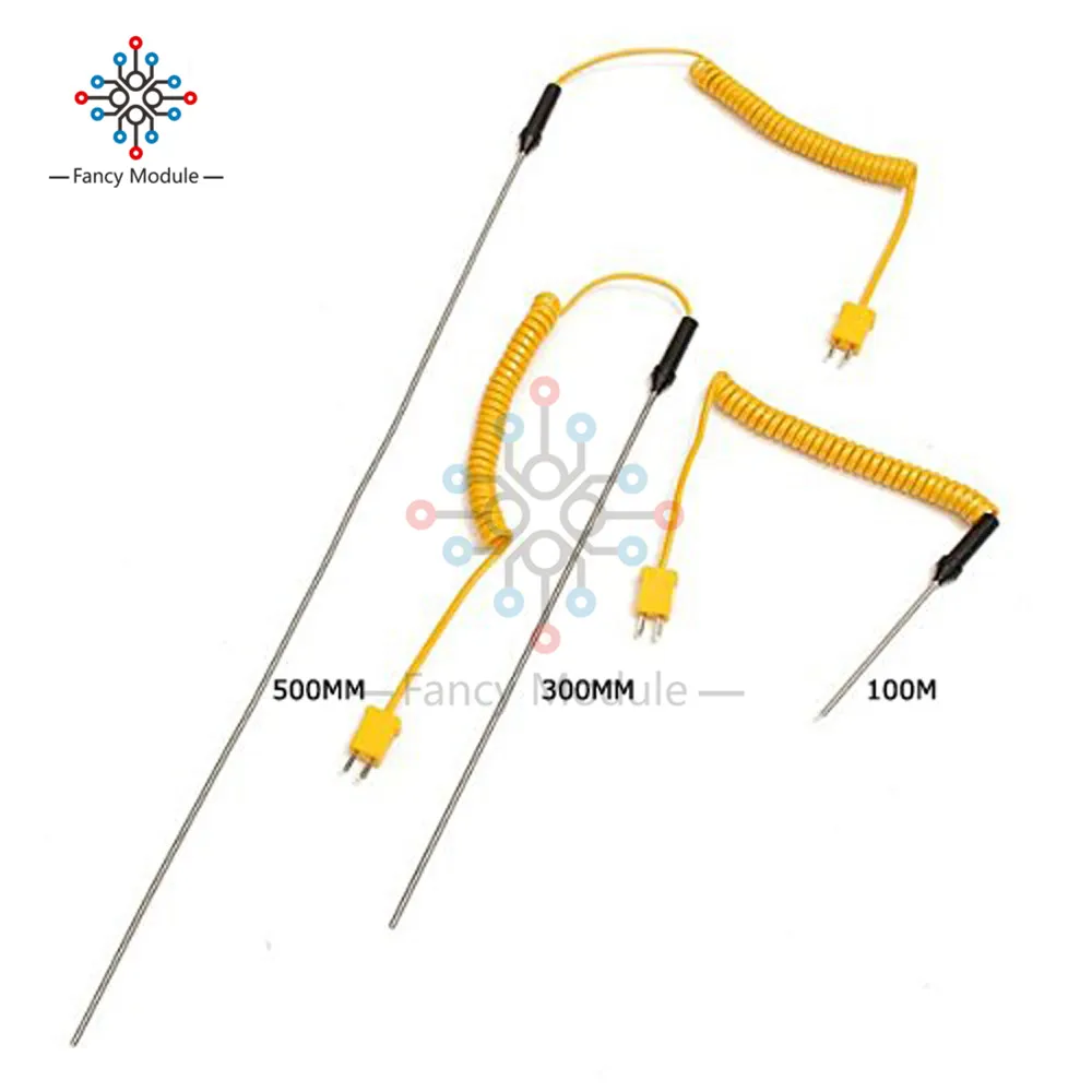 K-type Thermocouple Stainless Steel Probe Temperature Controller Wire ...