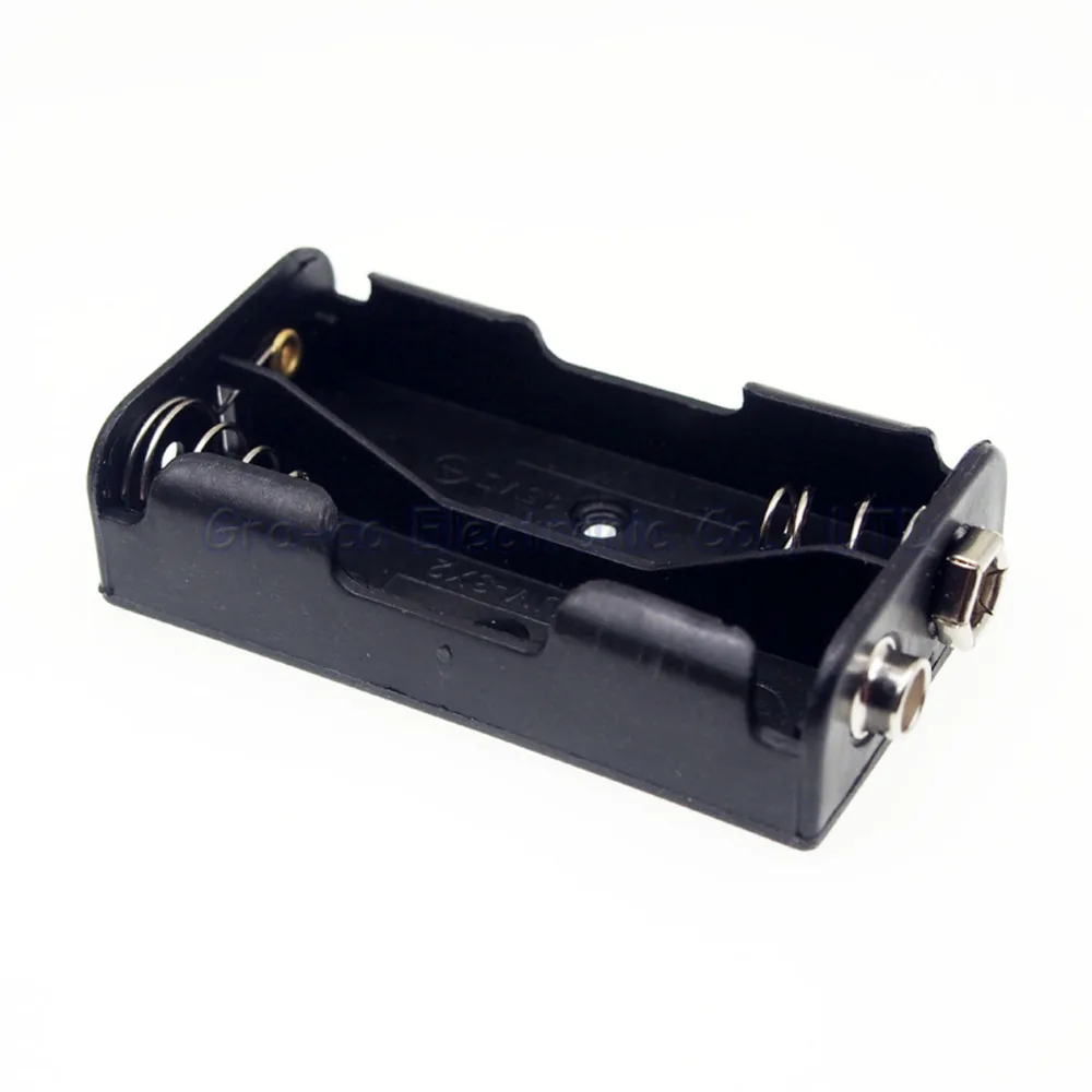 10Pcs-2-Pack-AA-Battery-Case-Box-2-AA-Battery-Holder-With-9V-Male-And ...
