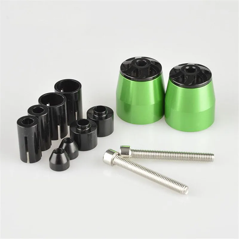 22mm CNC Carved Universal Motorcycle 7/8" Handlebar Caps Bar End Plug ...