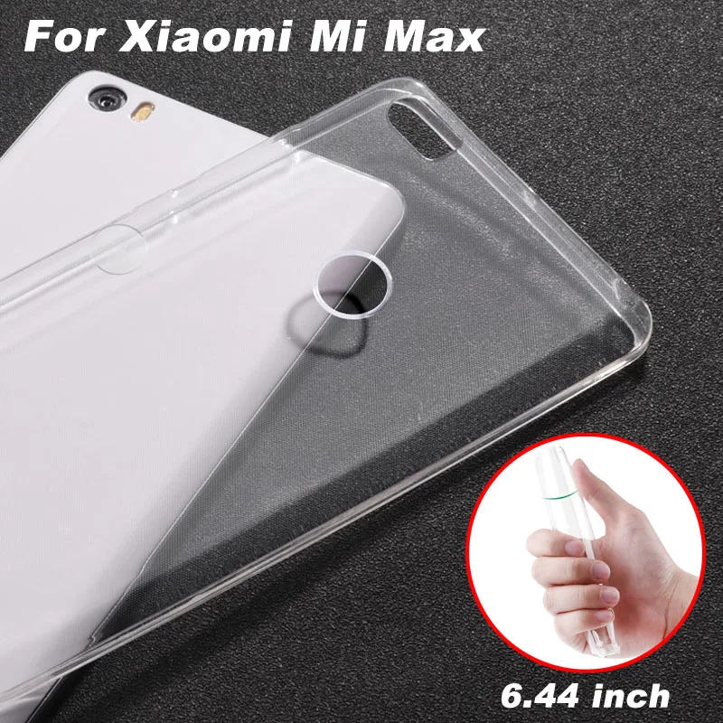 Xiaomi Mi Max 2 Case Cover 0.6mm Ultrathin Transparent TPU Soft Cover ...