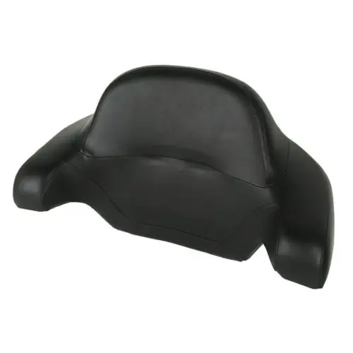 Black King Tour Pak Pack Wrap Around Trunk Backrest Back Pad Seat Box