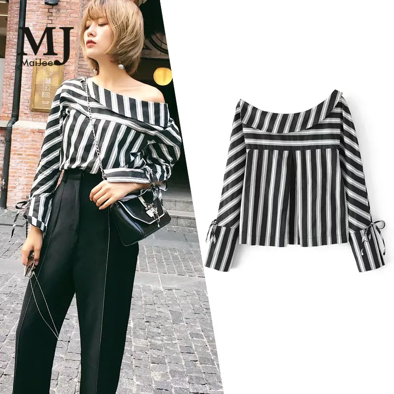 Maijee nueva hombro Top vetement Femme ropa mujer tira ropa para ...