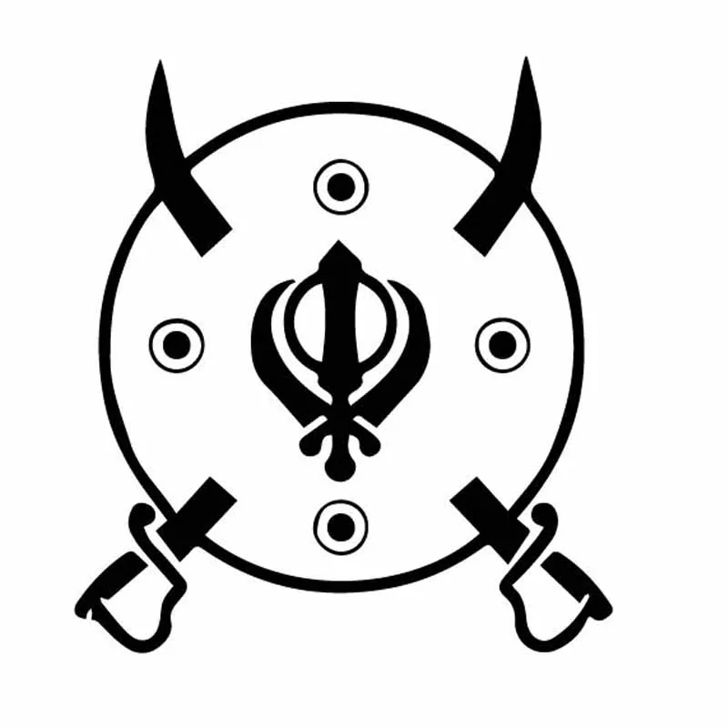 Talwar And Dhal Clipart