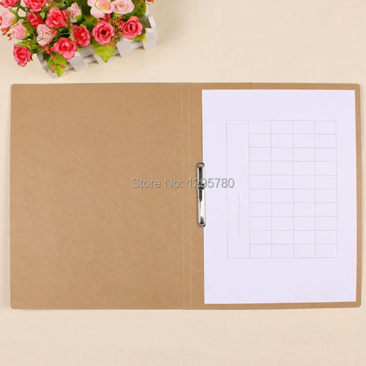 6pcs-lot-235-315-10mm-A4-Kraft-paper-Drilling-2-Holes-Paper-File-Folder ...